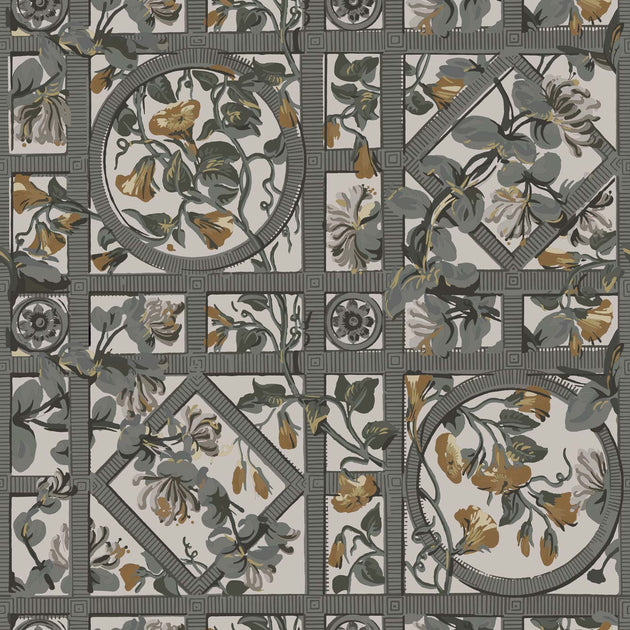 Papier Peint Botanica Claustra 002 I collection BnF – PAPIER FRANÇAIS